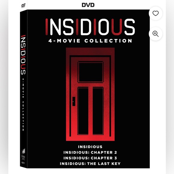Media | Insidious 4 Movie Collection Dvd Foil Osleeve | Poshmark